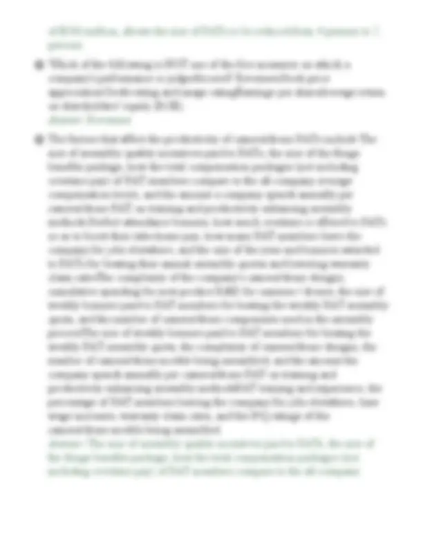 GLO-BUS PARTICIPANT'S GUIDE FINAL TEST 2026 QUESTIONS WITH CORRECT ...