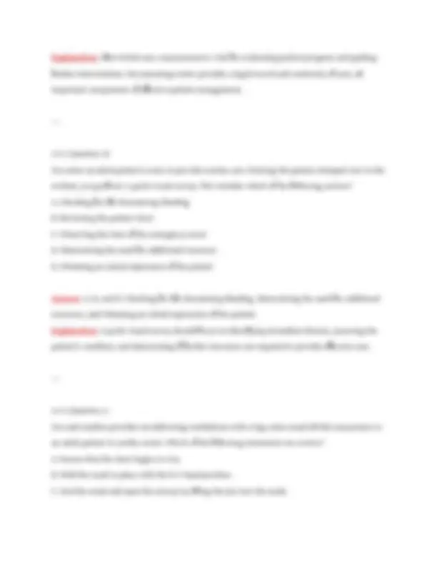 American Red Cross BLS Provider Pre-Assessment & Final Exam (2026 / ...