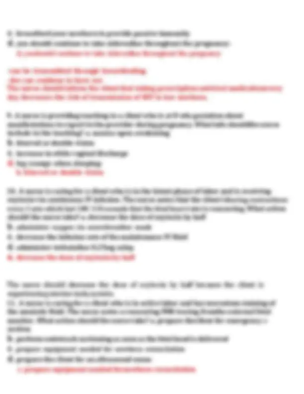 RN Maternal Newborn ATI Proctored Exam Study Guide | 304 Questions ...
