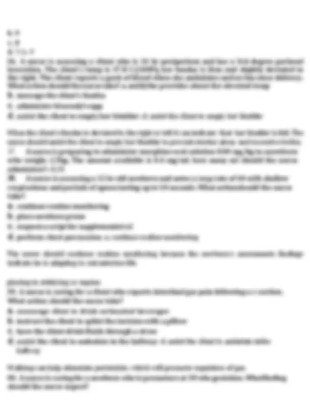 RN Maternal Newborn ATI Proctored Exam Study Guide | 304 Questions ...