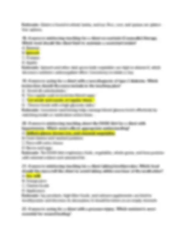 ATI Nutrition Proctored Exam 2025–2026 – Complete 200-Question Practice ...