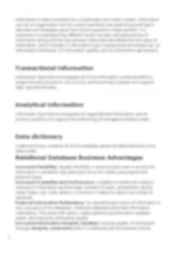 WGU C954 Information Technology Management Section 2 (12%) Information ...