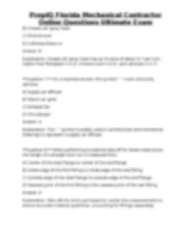 PrepIQ Florida Mechanical Contractor Online Questions Ultimate Exam ...