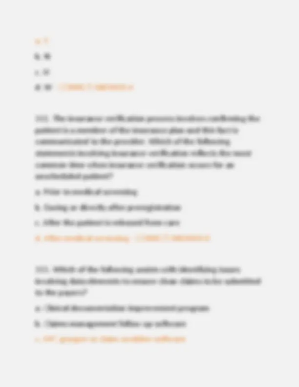 RHIA 2026 Domain 4 Revenue Cycle Management Final Exam ( Updated 2026 ...