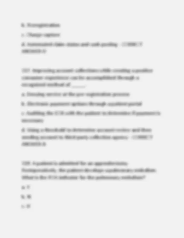 RHIA 2026 Domain 4 Revenue Cycle Management Final Exam ( Updated 2026 ...