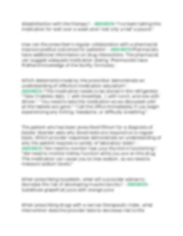 SME Pharmacology EXAM LATEST VERSION QUESTIONS AND 100- Verified ...