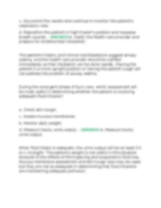 NUR 120 (Med-Surg Test 3) NCLEX STYLE PRACTICE COMPLETE EXAM LATEST ...