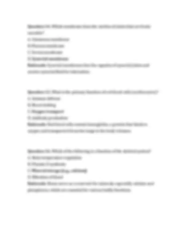 BIOL251: Human Anatomy & Physiology I w/Lab Module 4 Exam Review | 100 ...