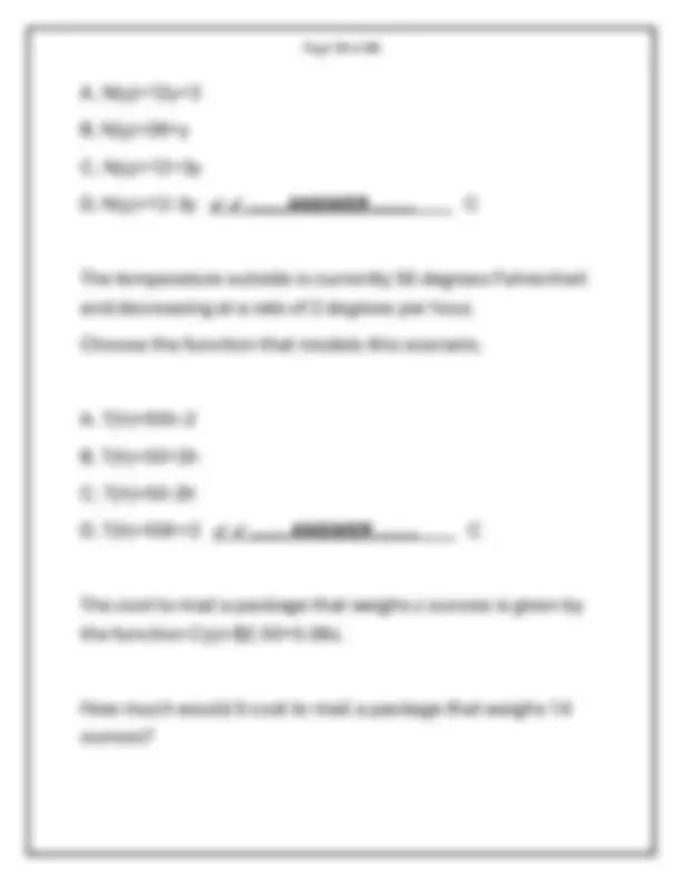 WGU C957 APPLIED ALGEBRA 2026 EXAM QUESTION AND ANSWER | Exams ...