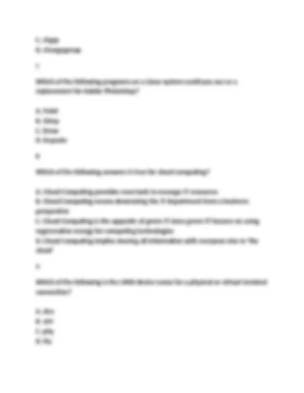 WGU D281 LPI Linux Essentials Exam (2026/2027) | Linux Foundations ...