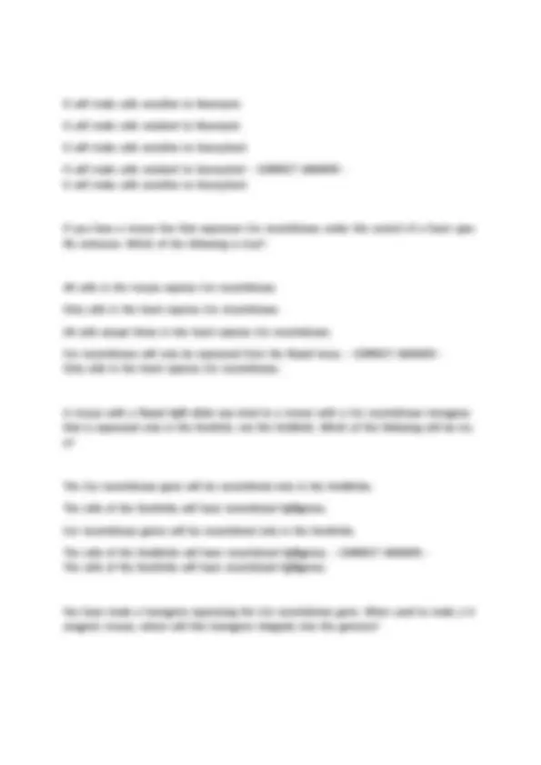 BIO 351 Module 1 2025–2026 – Practice Questions with Correct Answers ...