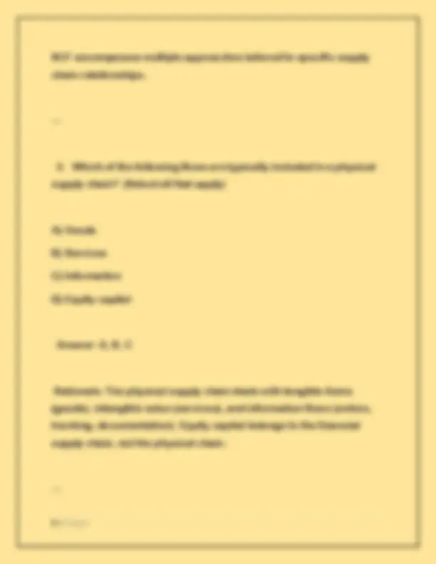 CERTIFICATE IN SUPPLY CHAIN FINANCE (CSCF) Practice Exam 2025-2026 ...