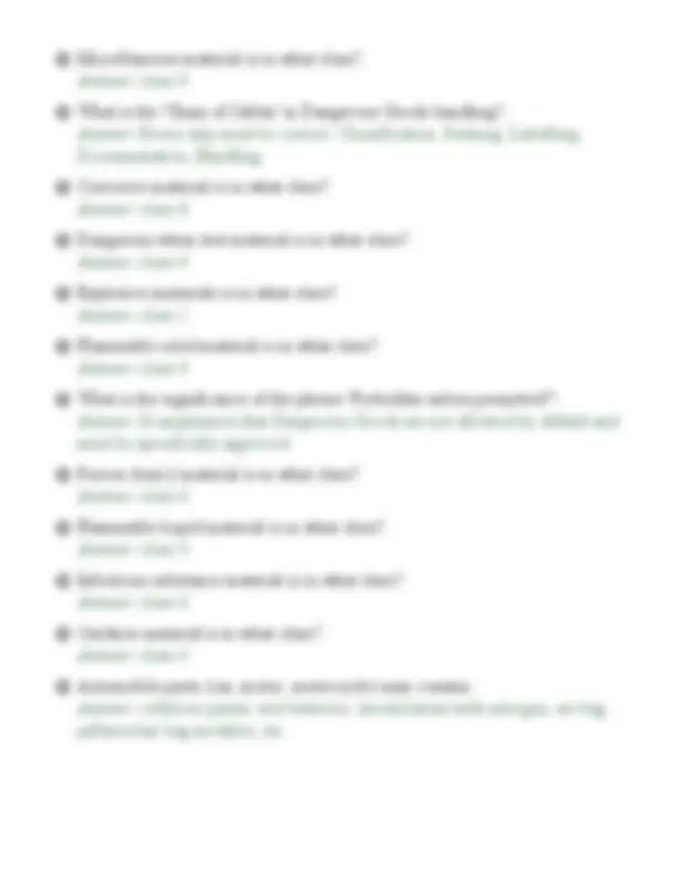 DANGEROUS GOODS BANK FOR CABIN CREW COMPREHENSIVE STUDY GUIDE 2026 FULL ...