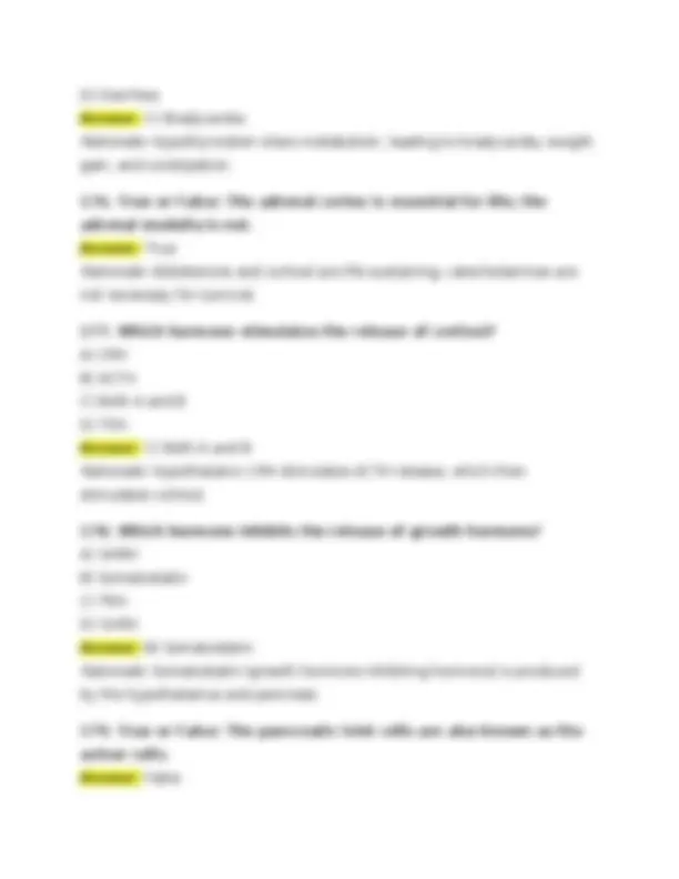 BIOL 252 HUMAN ANATOMY & PHYSIOLOGY II – MODULE 1 COMPLETE TEST BANK ...