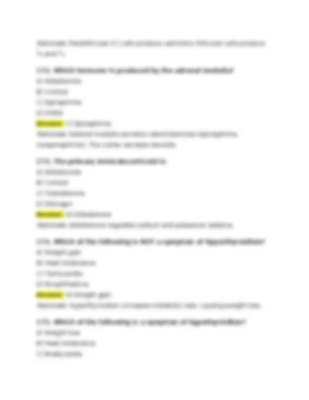 BIOL 252 HUMAN ANATOMY & PHYSIOLOGY II – MODULE 1 COMPLETE TEST BANK ...