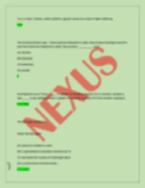 GRADUATE RECORD EXAMINATION (GRE) – CHEMISTRY EXAMINATION 2026 ...