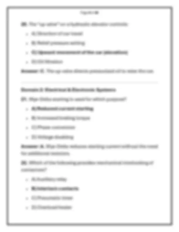 NEIEP 800 – ELEVATOR INDUSTRY PROGRAM 2026 FINAL EXAM QUESTION AND ...