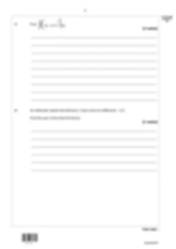 2025 AQA A-Level Mathematics Paper 1 Question Paper + Mark Scheme ...