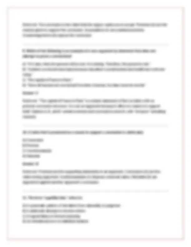 CRITICAL THINKING FINAL EXAM 2026 – COMPLETE Q&A WITH DETAILED VERIFIED ...
