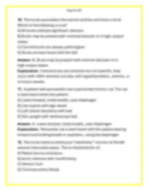 NU 325 – HEALTH ASSESSMENT – 2026 EXAM 3 QUESTION AND ANSWER | Exams ...