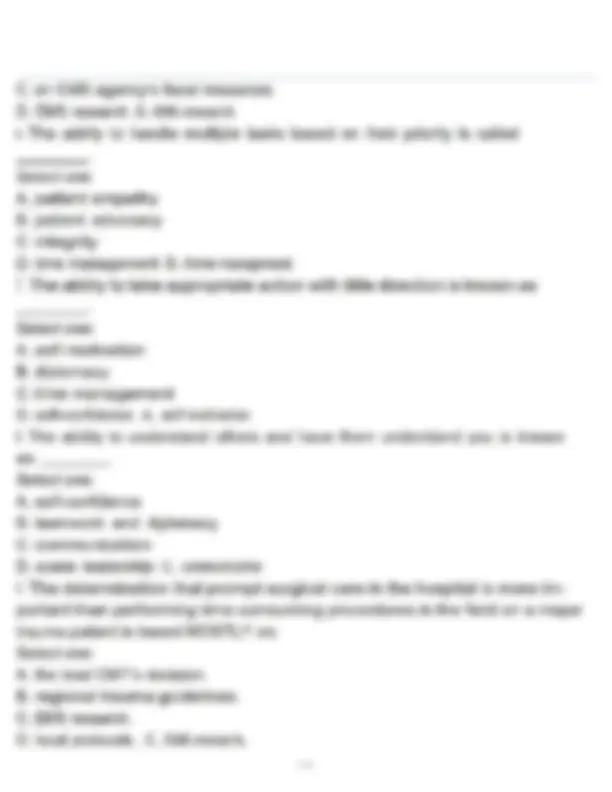 West Coast EMT Block 1 Exam- Foundations of EMS, Legalities ...