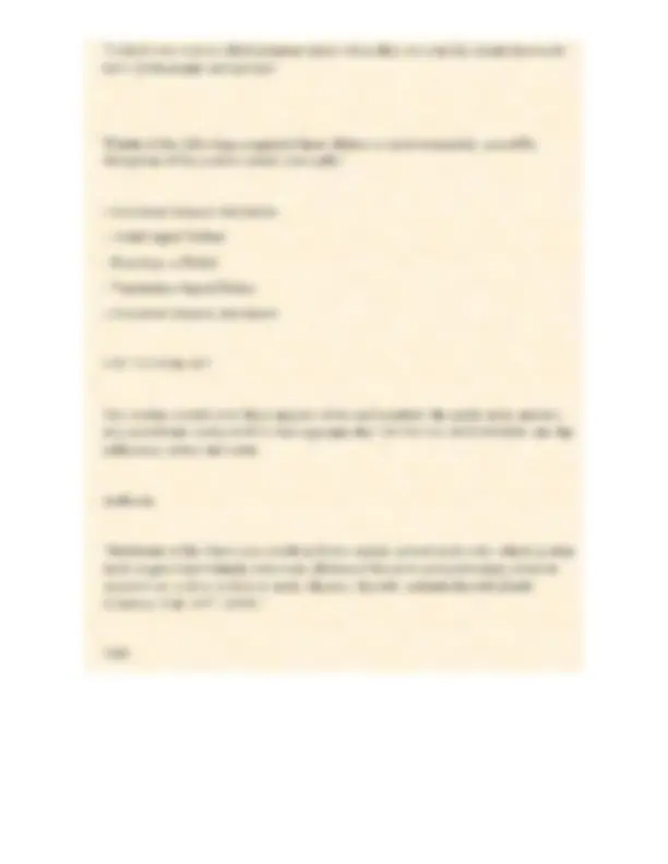 PORTAGE LEARNING: BIOL351 / BIOL 351 Module 5 Exam (2 Versions, 2026/ ...