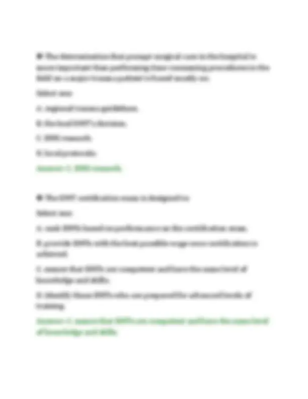 WEST COAST EMT BLOCK 1 ACTUAL PAPER 2026 QUESTIONS AND SOLUTIONS GRADED ...