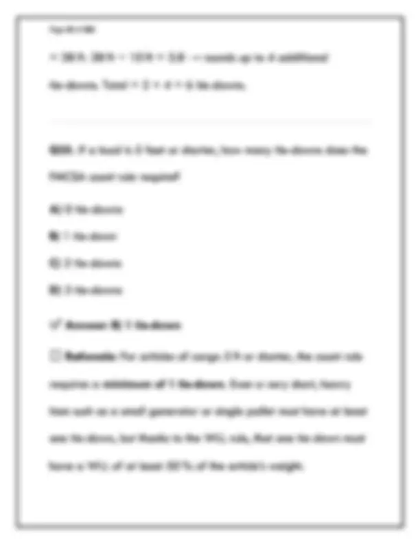 FMCSA Cargo Securement Exam 2025/2026: Test Bank | Exams Health ...
