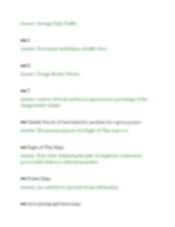 FDOT PLAN READING UPDATED QUESTIONS AND ANSWERS FULL SOLUTION REVIEW ...
