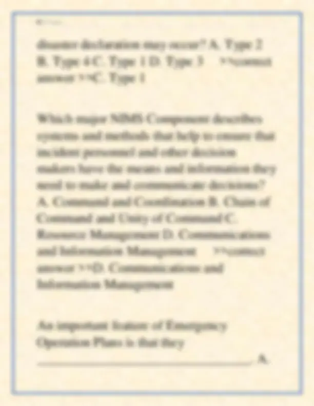 IS-200.C Final Exam 2026-2027 | Basic Incident Command System for ...