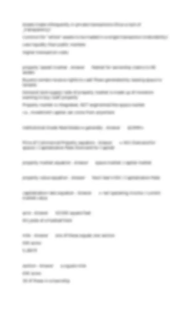 REAL 4000: UGA Dietz Exam 1 Study Review Questions with Guaranteed Pass ...