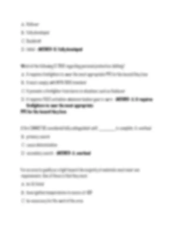 Firefighter 1 Exam Study Guide: 500 Practice Questions & Answers ...