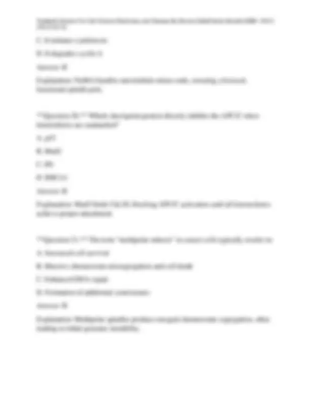 Testbank Solution For Cell Division Machinery and Disease By Monica ...