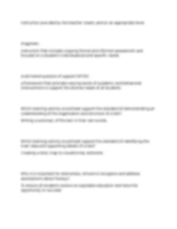WGU-D668 ELEMENTARY LITERACY CURRICULUM EXAM GUIDE | Exercises Creative ...