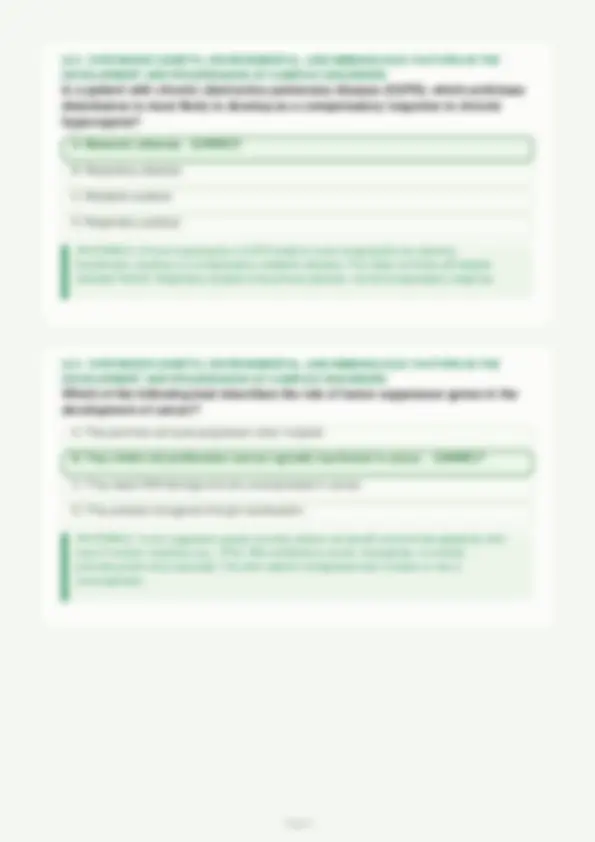 NR507 Final Exam Week 8 Advanced Pathophysiology Practice Questions ...