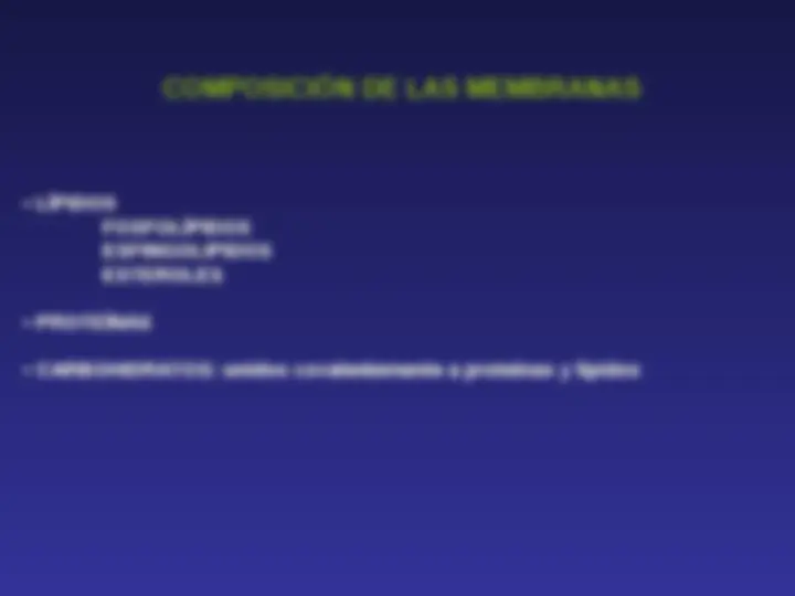 Estudio de la Membrana Plasmática: Predicción Overton al Modelo Mosaico ...