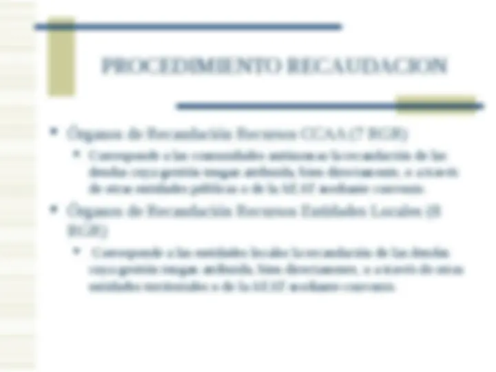 Gestión Recaudatoria Y Apremio En Ley Tributaria Y Reglamento De