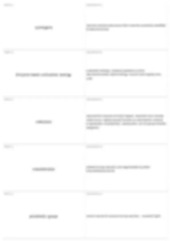 Biochemistry Terms: Enzymes, Substrates, and Lipids | Quizzes Biology ...