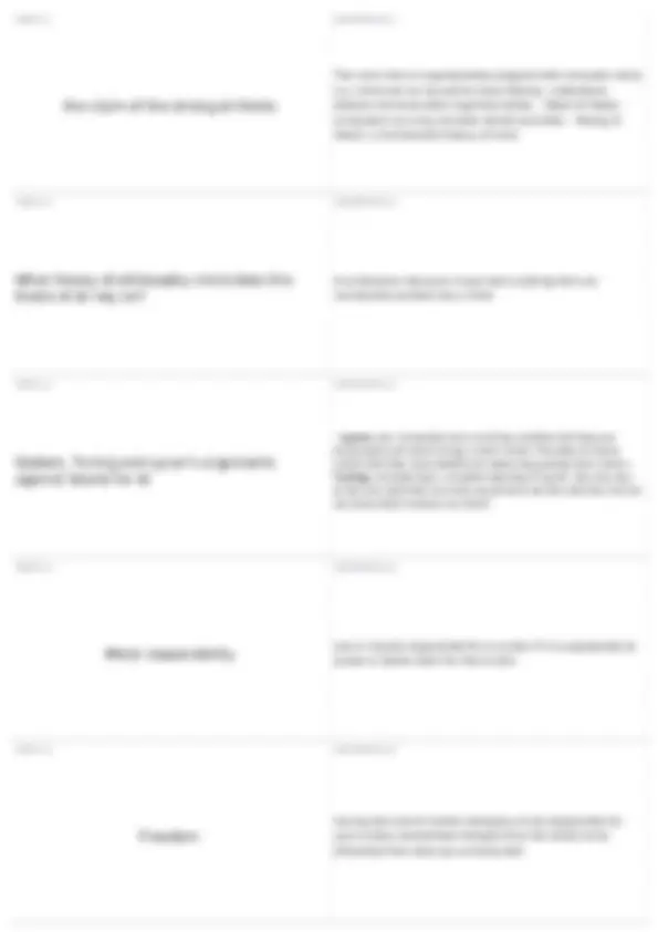 Exam 1 | PHL 101 - Introduction to Philosophy | Quizzes Introduction to ...