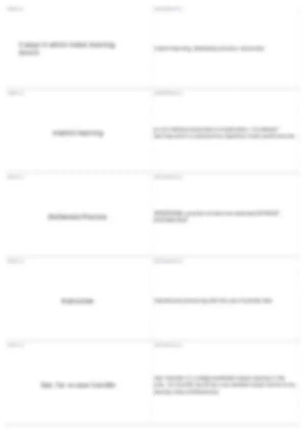 Final | KIN 303 - MOTOR LEARNING/PERFORM | Quizzes Kinesiology | Docsity