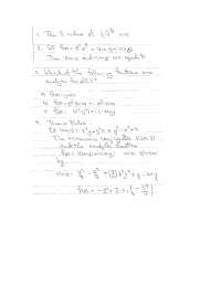 Vector-Complex Analysis - Exam with Handwritten Solution | MATH 4574 ...
