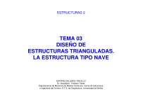 Estructuras trianguladas - Apuntes de Arquitectura - Docsity