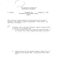 Exam 2 - Intermediate Microeconomics Theory - Department of Economics | ECON 306 | Exams ...