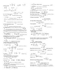 Foundations of Physics I Study Guide & Formula for Exam 3 | PHYS 2306 ...