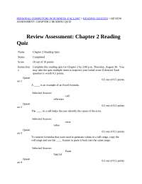 Review Assessment - Personal Computers in Business | ACIS 2504 - Docsity