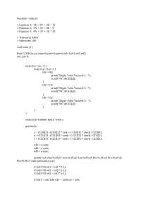 Metodos numericos - algoritmo - algoritmo - Docsity