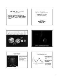 The New World Overview - The Star and Galaxies | ASTR 1020 - Docsity