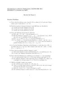 Review Practice Problems for Exam 2 - Introduction to Abstract Math ...