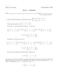 6 Questions with Solution of Applied Mathematics - Exam 1 | MATH 311 ...