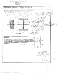 Radius of Gyration - Engineering Mechanics: Statics | CVEN 221 - Docsity